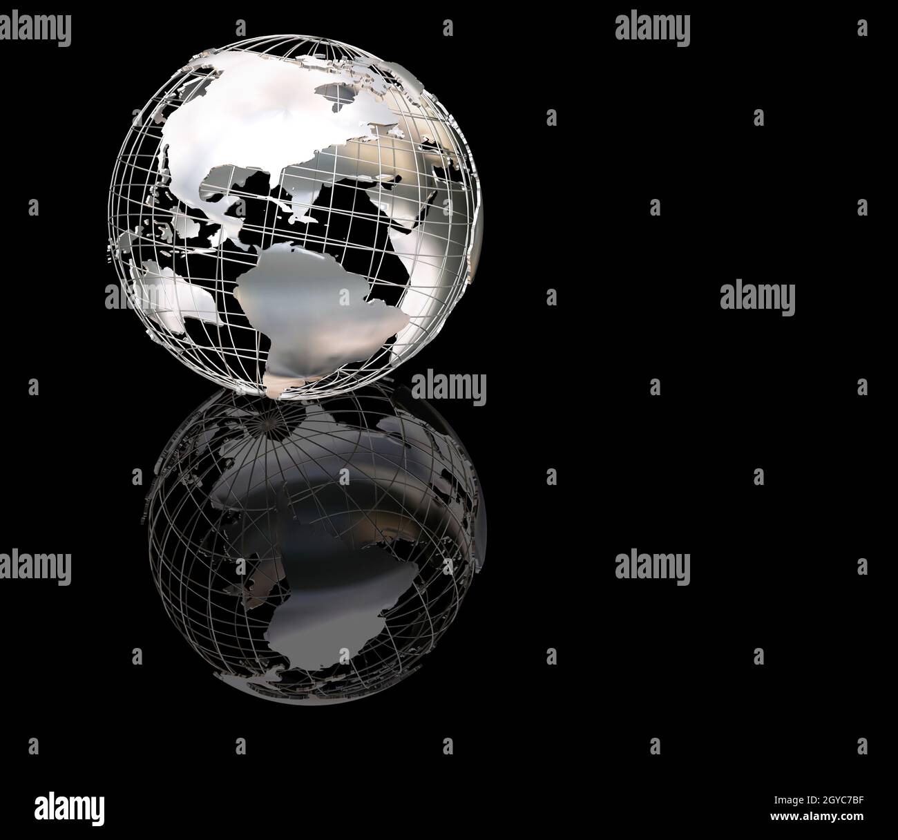 3d wireframe map hi-res stock photography and images - Alamy