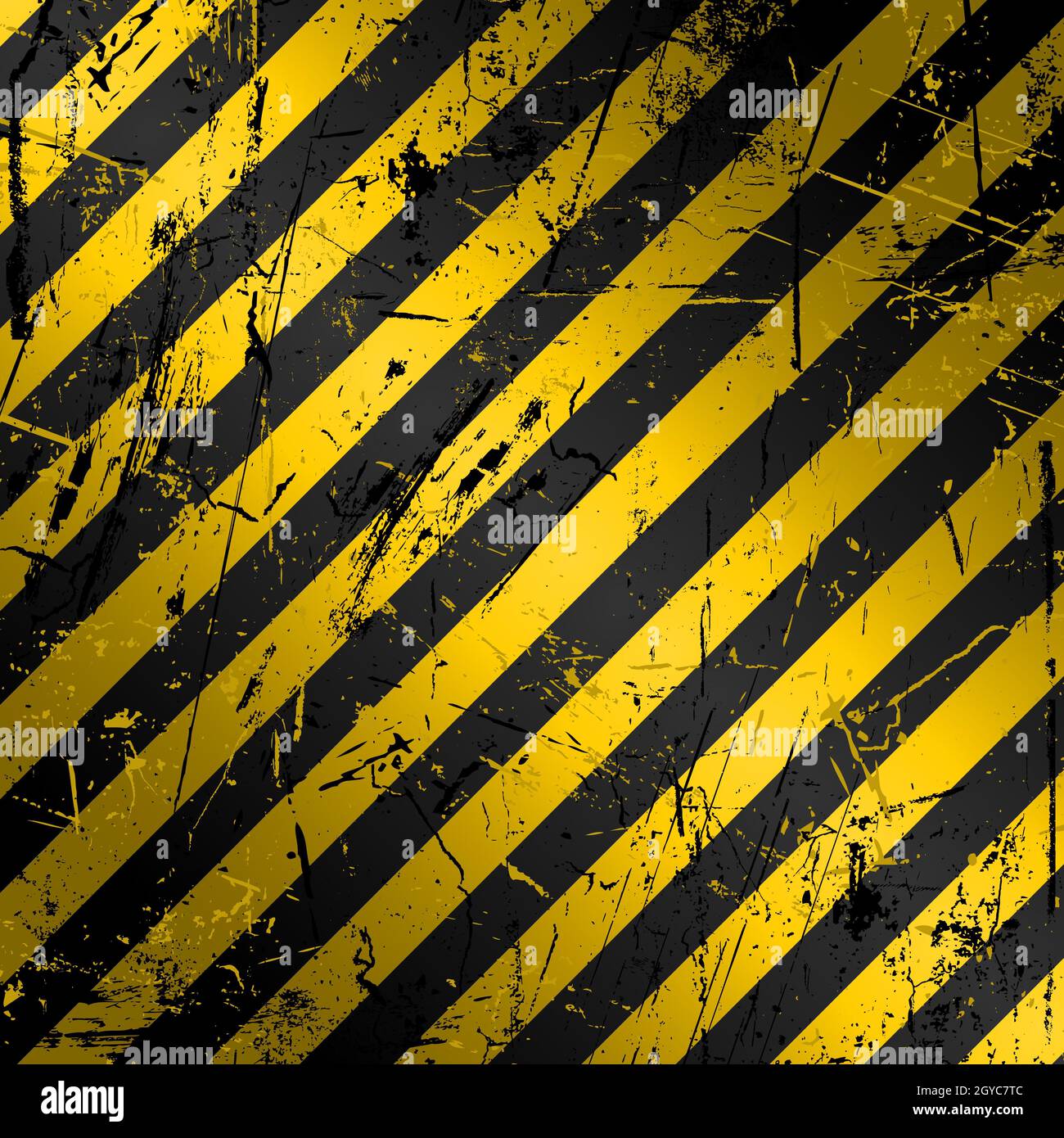Textured grunge construction background in yellow and black Stock Photo ...