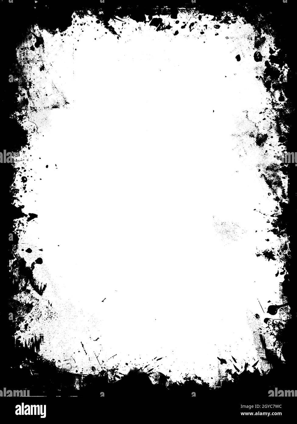 Grunge style border Stock Photo - Alamy