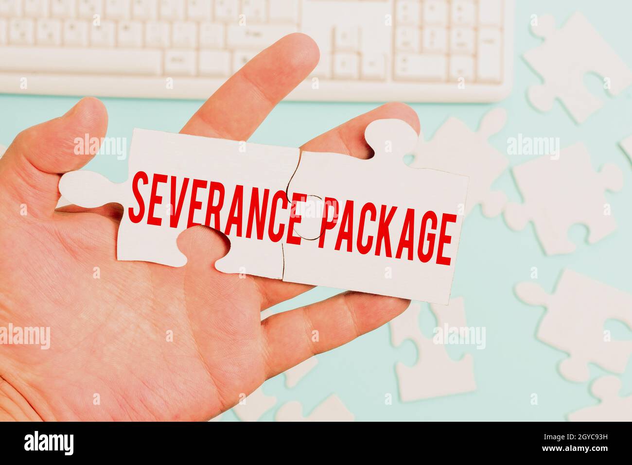 Sign displaying Severance Package, Business concept pay and benefits ...