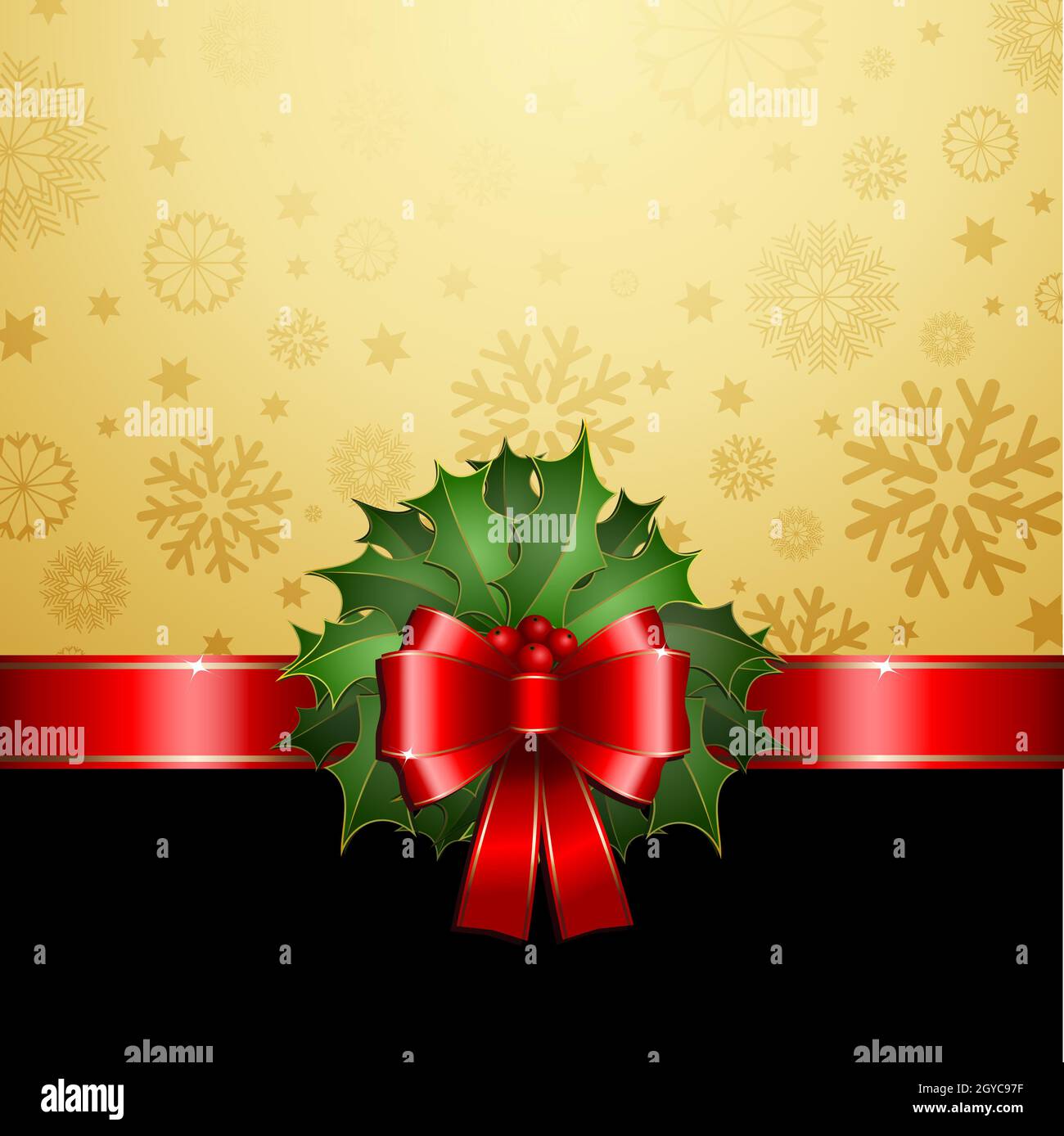 Holly garland vector hi-res stock photography and images - Alamy
