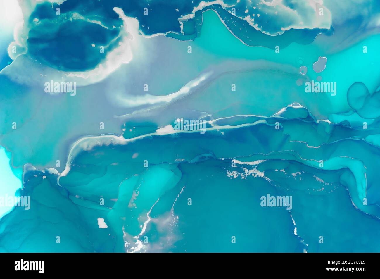 Turquoise ink hi-res stock photography and images - Alamy