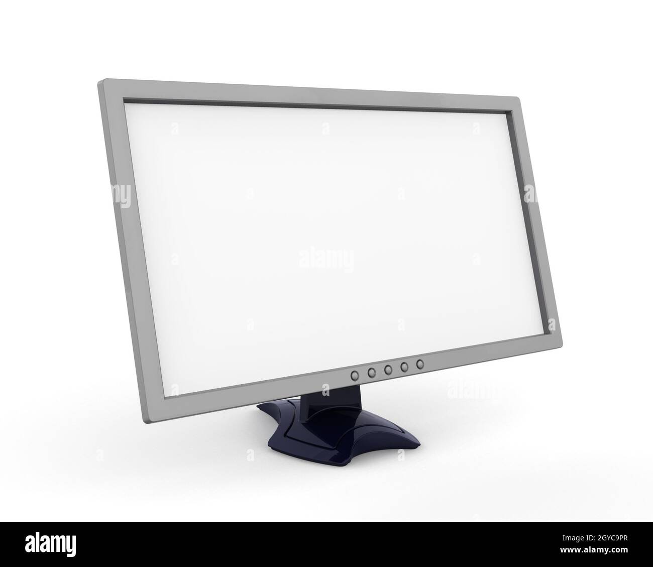 3D render of an LCD monitor Stock Photo - Alamy