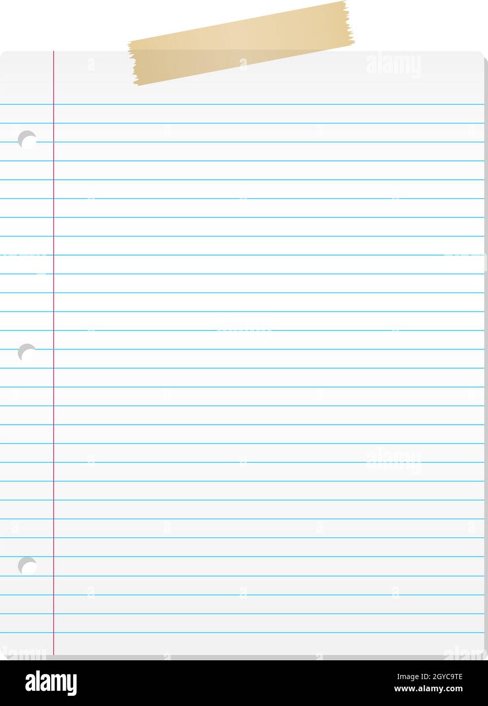 Lined paper vector hi-res stock photography and images - Alamy