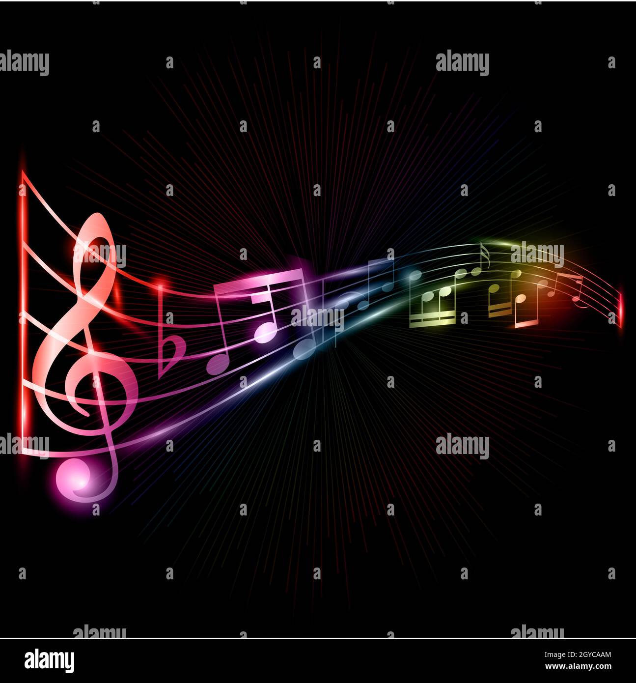 Neon Music Wallpaper