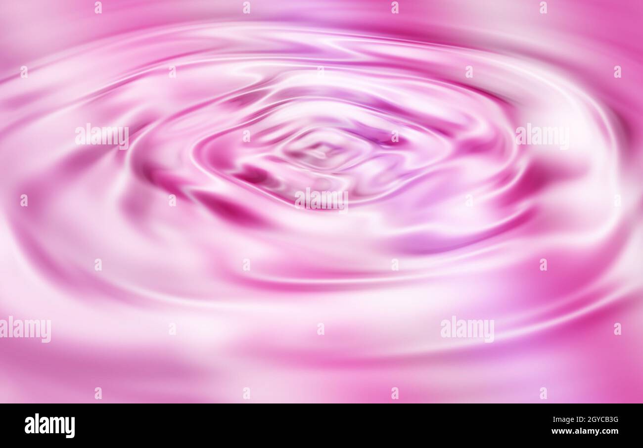 Pink water ripples Stock Photo - Alamy