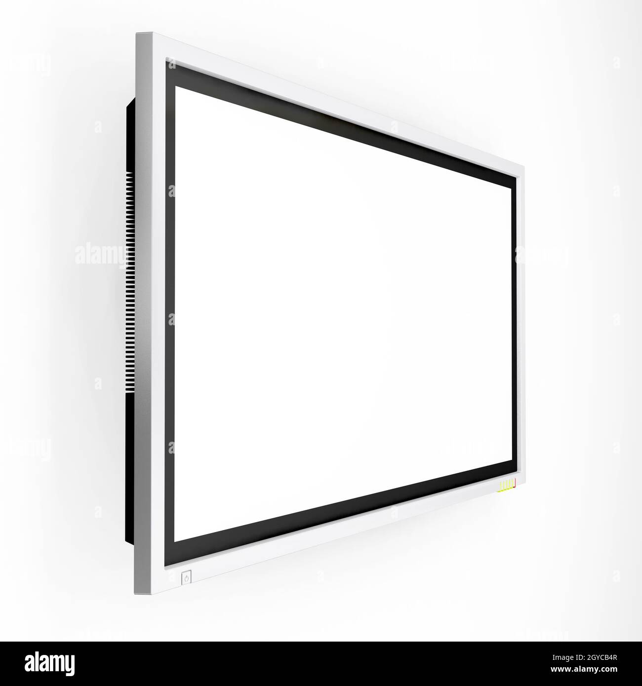 3D render of a plasma screen television Stock Photo - Alamy