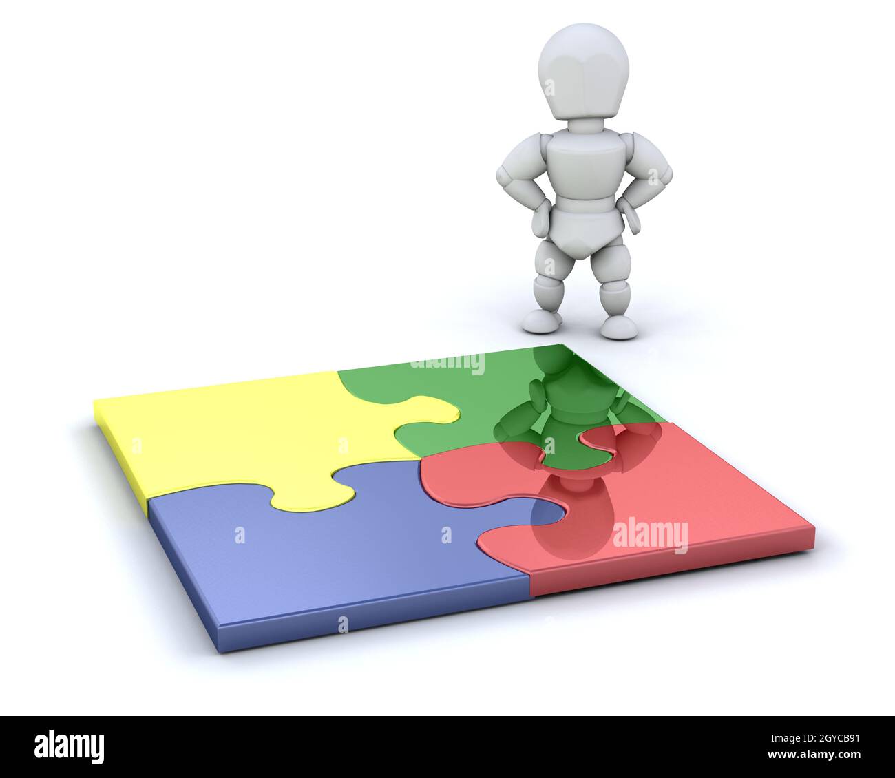 Completed jigsaw puzzle Cut Out Stock Images & Pictures - Alamy