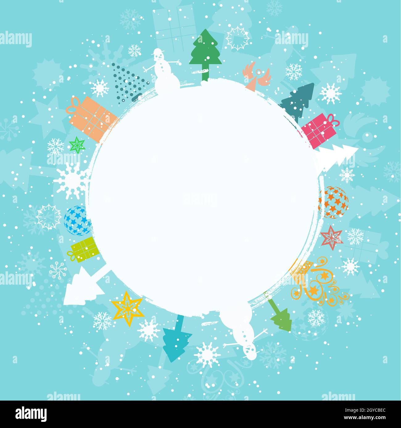 Retro styled grunge Christmas background Stock Photo - Alamy