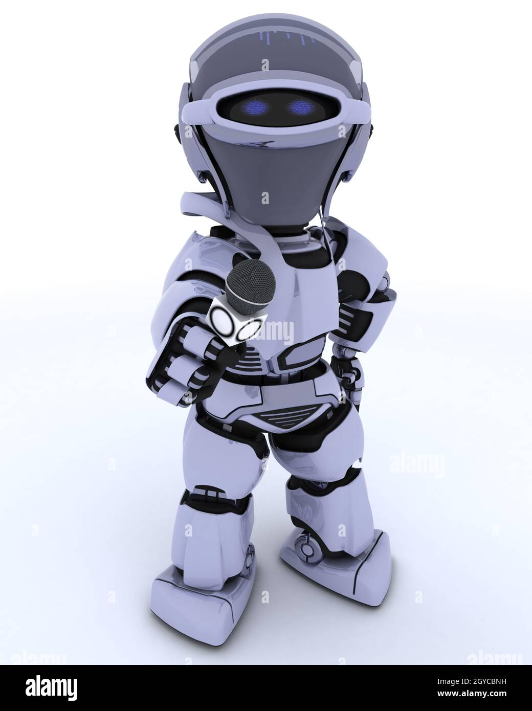 Robot microphone hi-res stock photography and images - Alamy