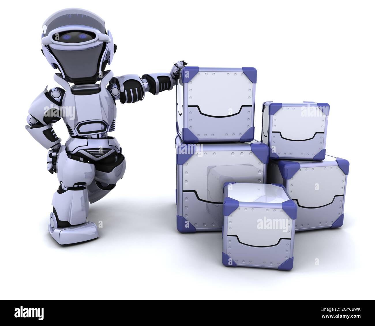 Robot carton hi-res stock photography and images - Alamy