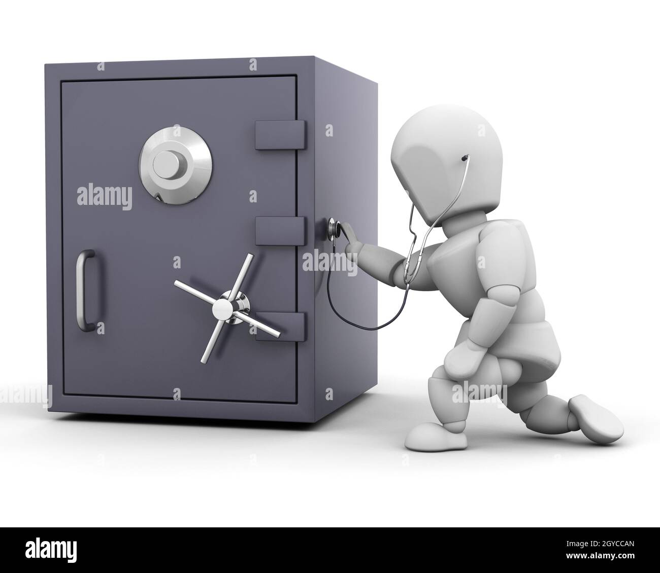 3D render of a safe cracker Stock Photo - Alamy