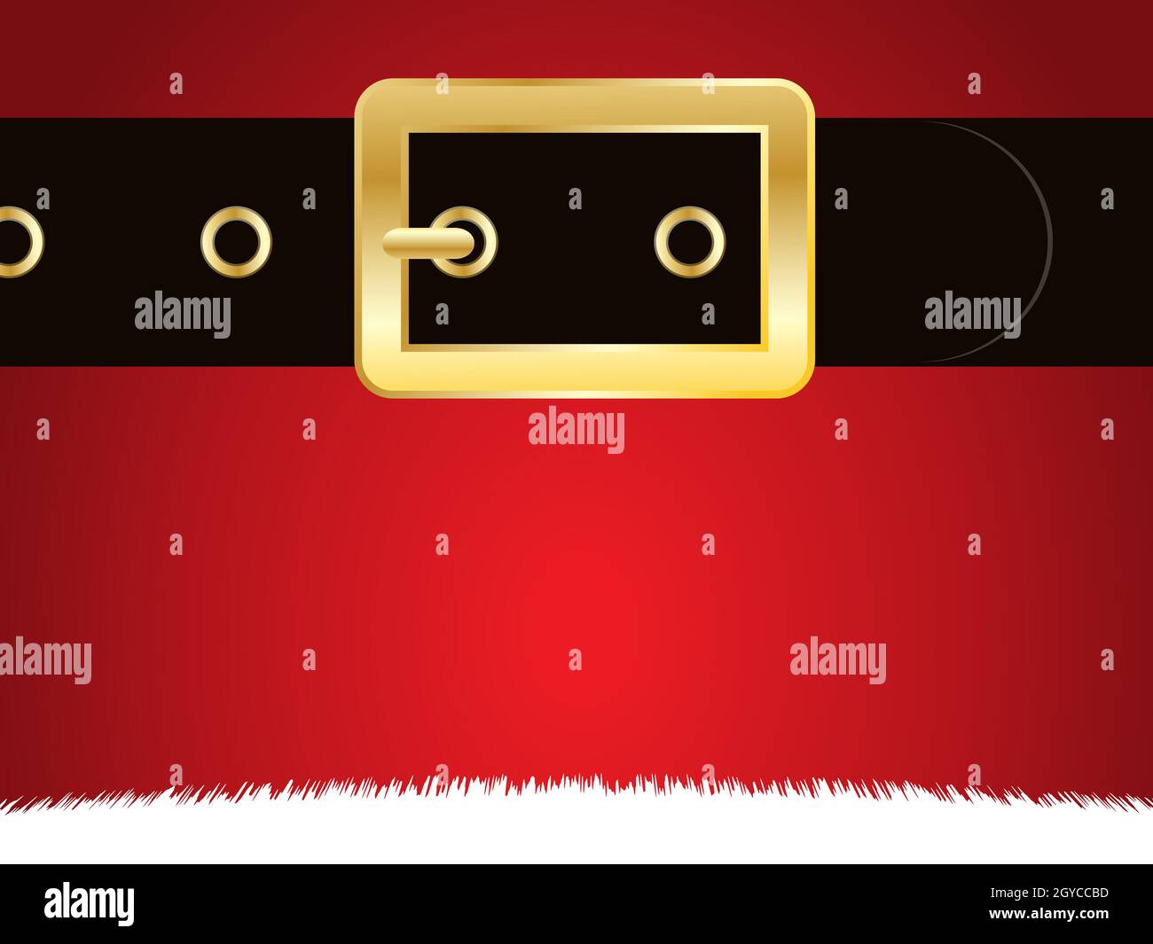 Close up of the coat and belt of Father Christmas Stock Photo - Alamy