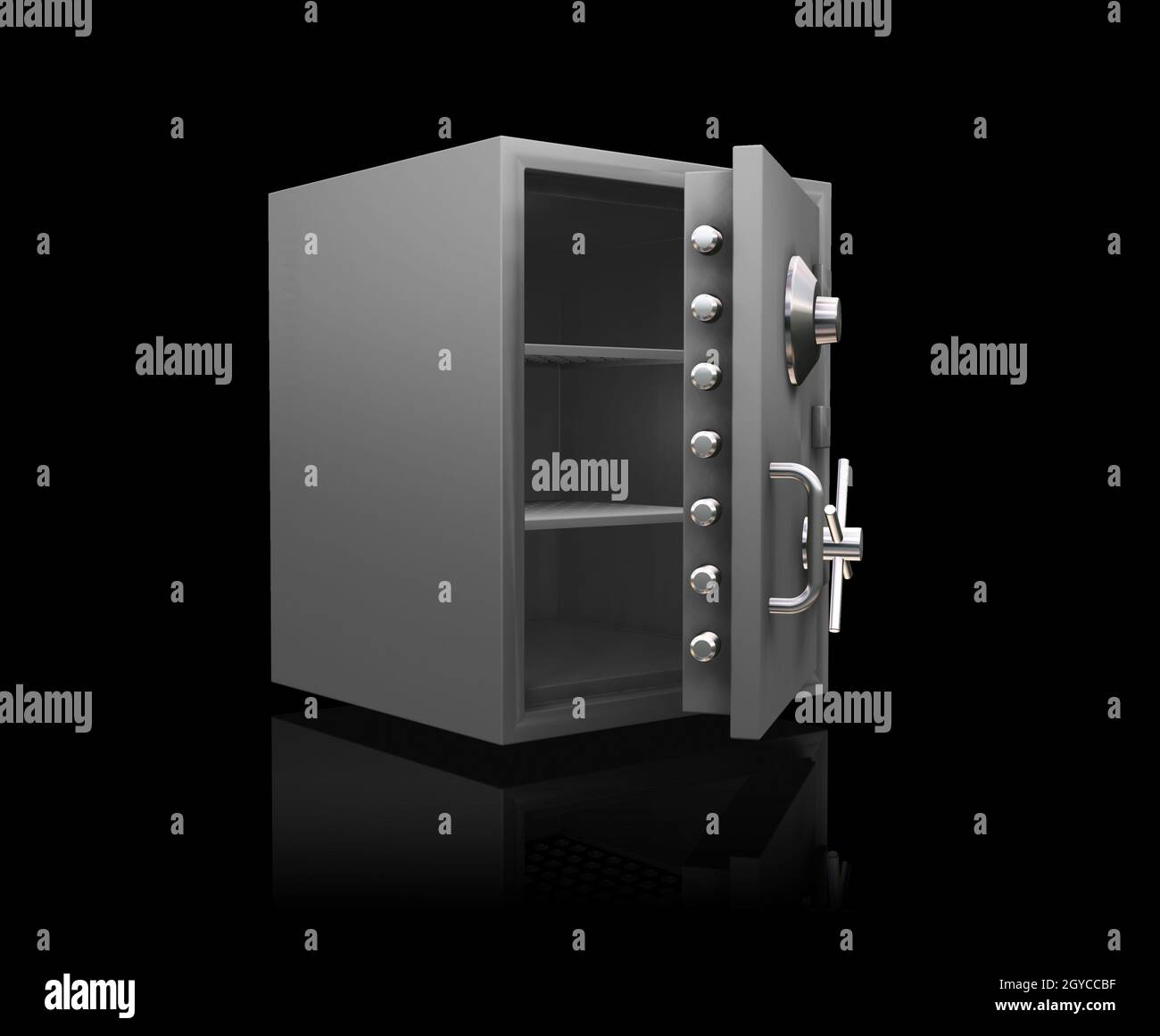3D render of a bank safe Stock Photo - Alamy