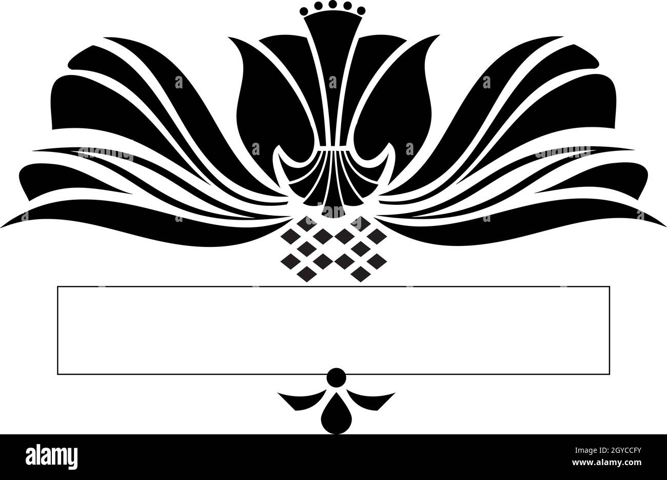 Decorative scroll design Stock Photo - Alamy