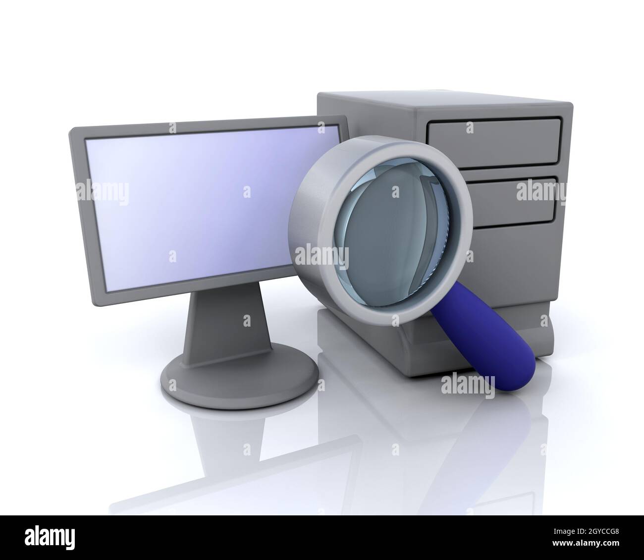 3d search icon hi-res stock photography and images - Alamy