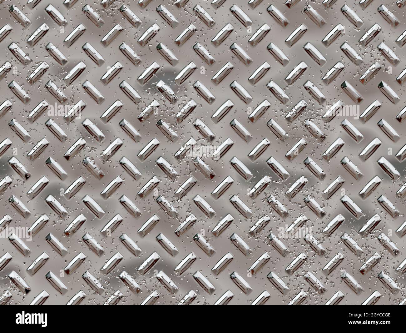 Seamless tiled chrome rivets background with dents Stock Photo - Alamy