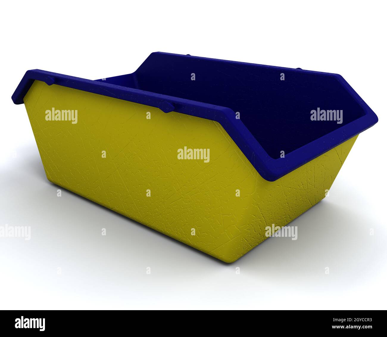 3D render of Refuse skip for consctruction industry Stock Photo - Alamy