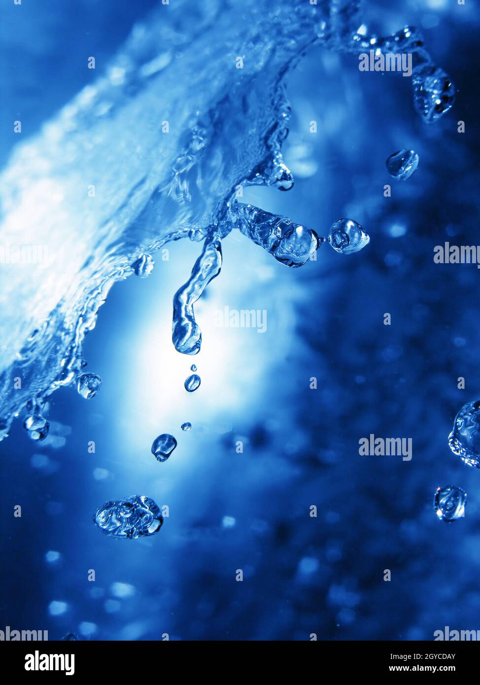 Abstract water splash Stock Photo - Alamy