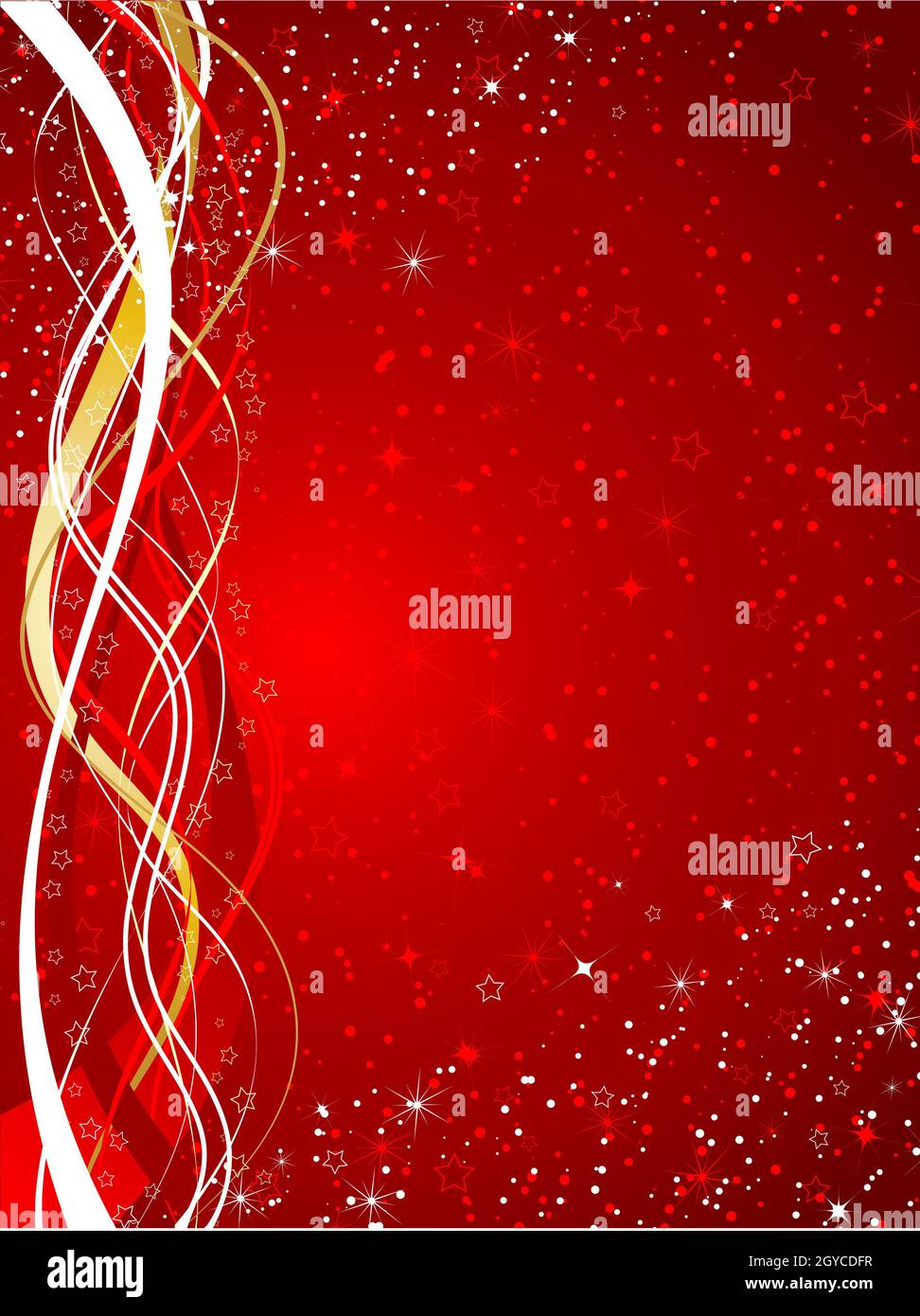 Decorative starry Christmas background Stock Photo - Alamy