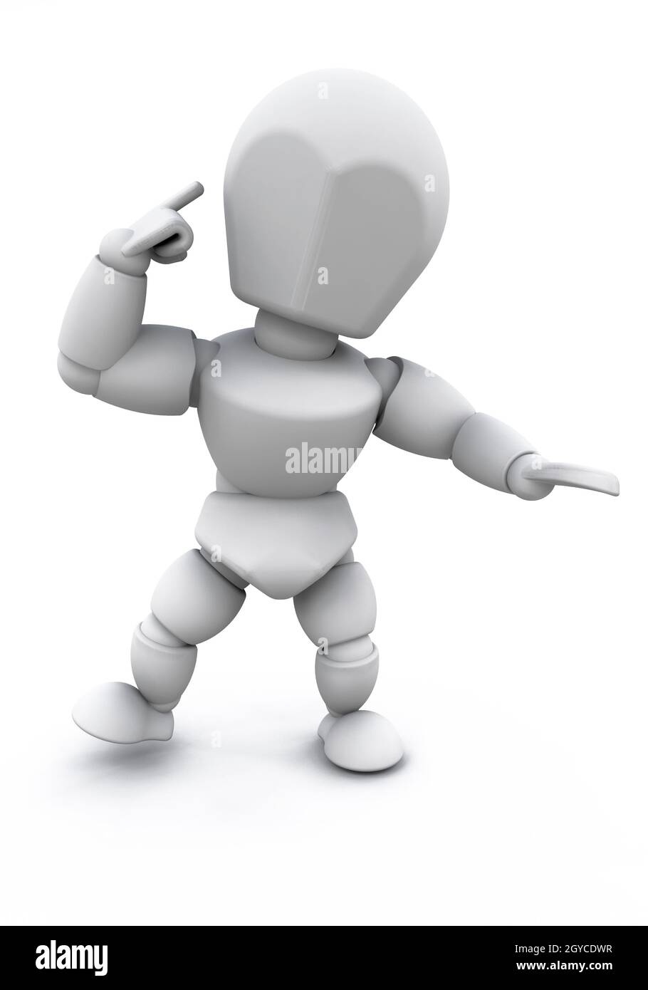 3d render man thinking hi-res stock photography and images - Alamy
