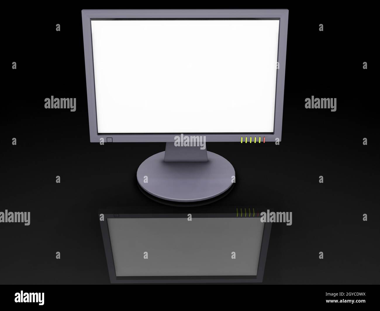 3d monitor render hi-res stock photography and images - Alamy