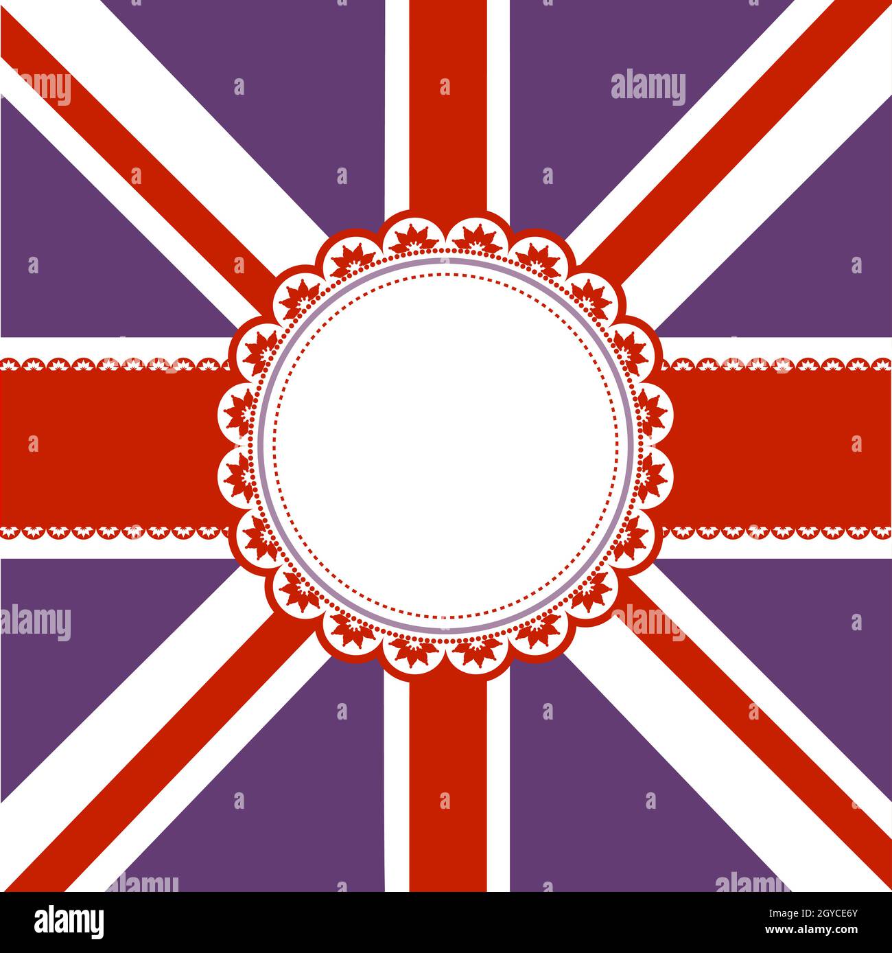 Union Jack themed background with space for text Stock Photo - Alamy