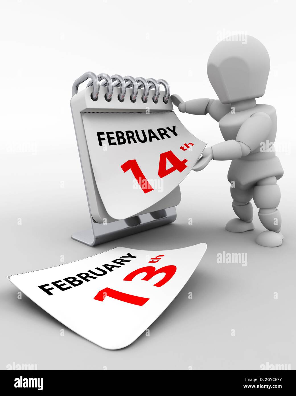 Calender tear off hi-res stock photography and images - Alamy