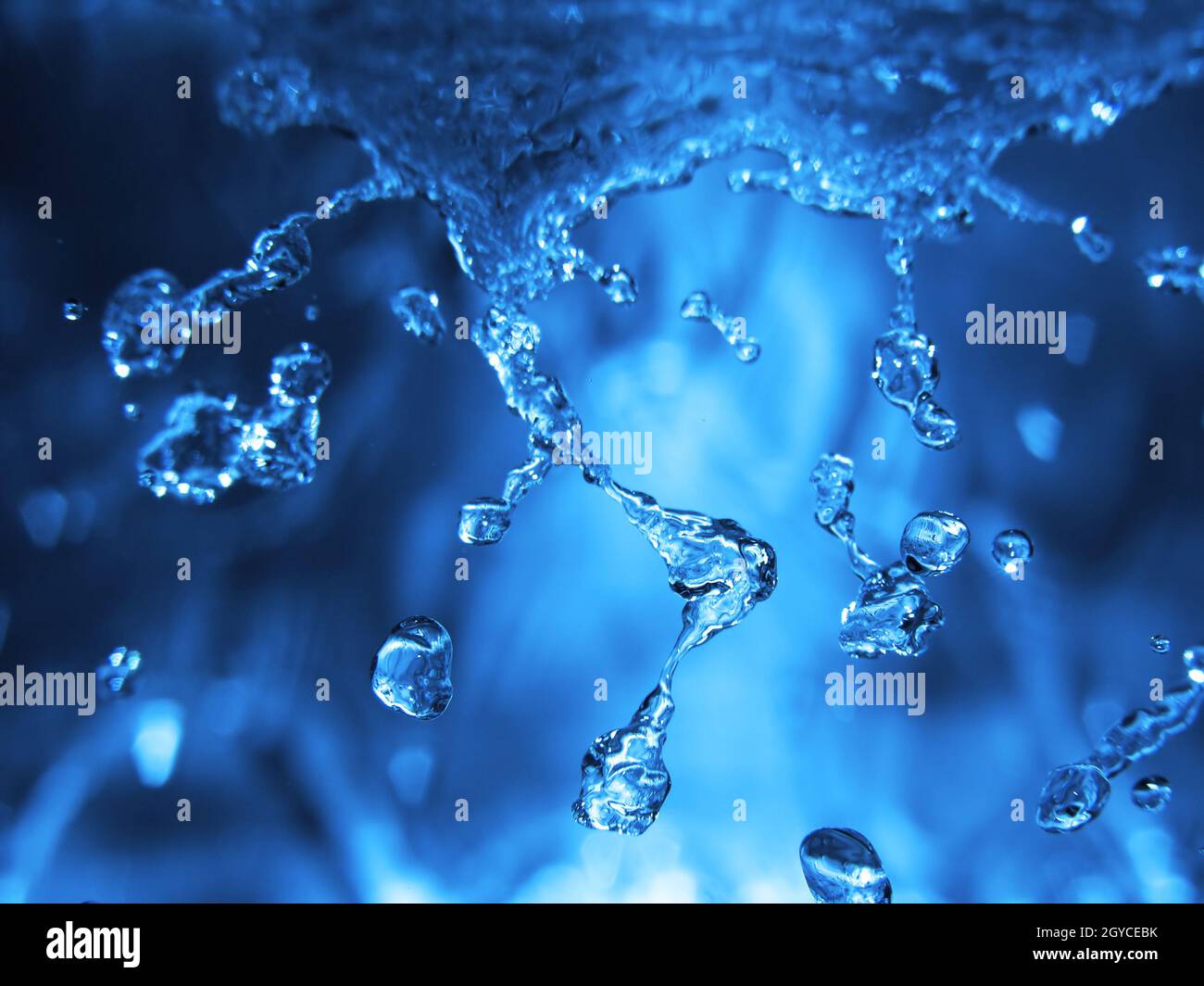 Abstract water splash Stock Photo - Alamy