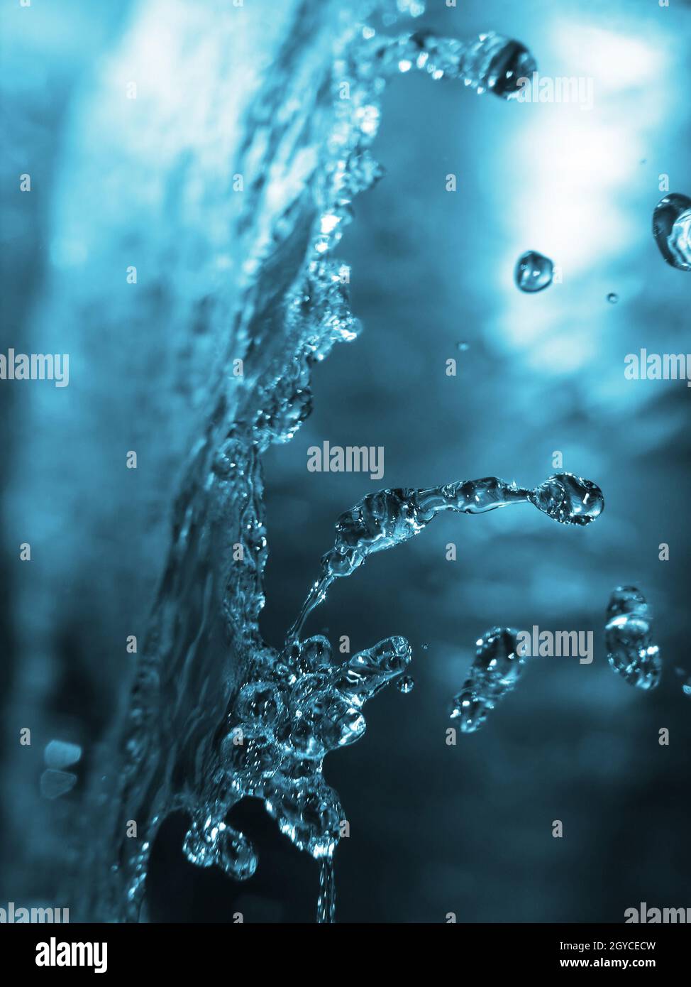 Abstract water splash Stock Photo - Alamy