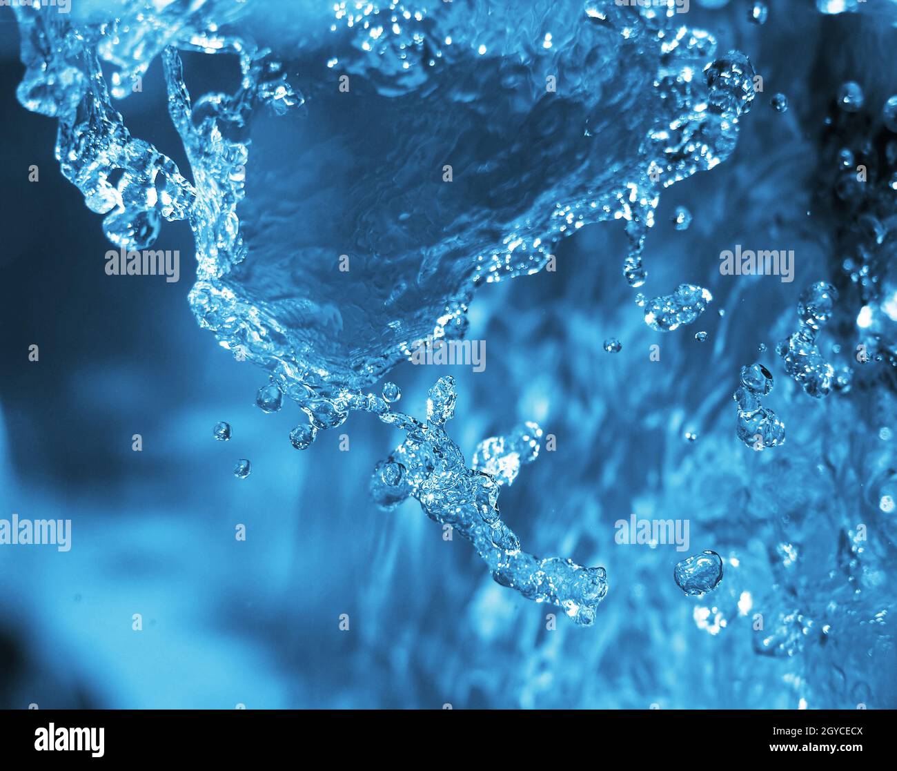 Abstract water splash Stock Photo - Alamy