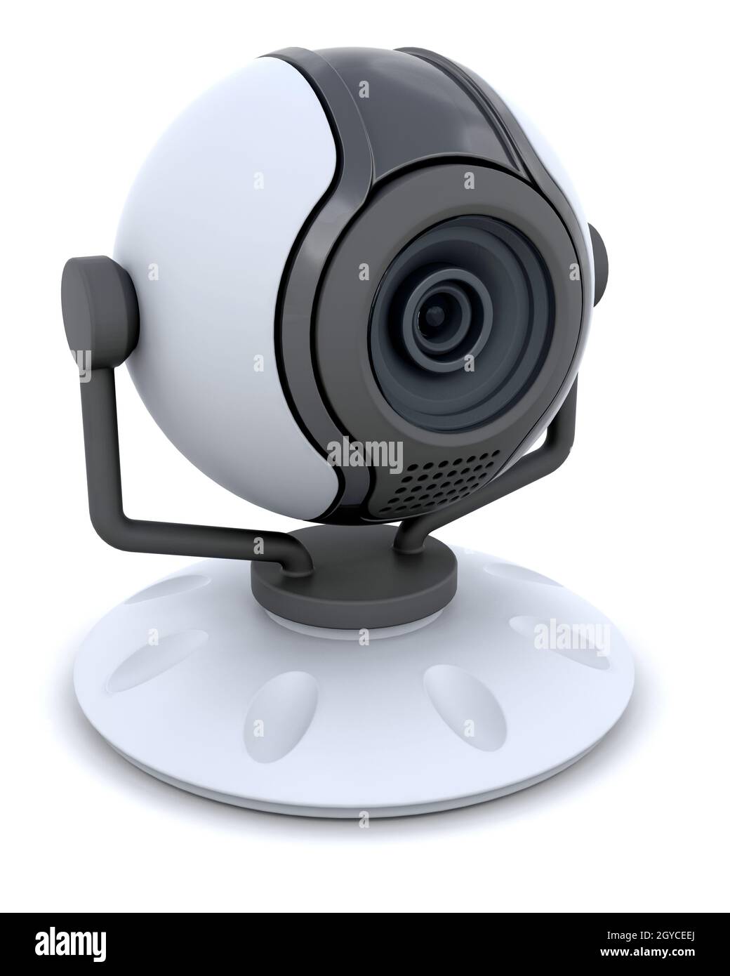 3D Web cam isolated over a white background Stock Photo - Alamy