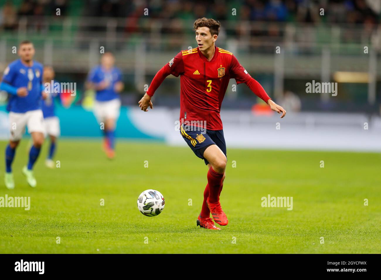 Milan, Italy. 6th Oct, 2021. Pau Torres (ESP) Football/Soccer : UEFA ...