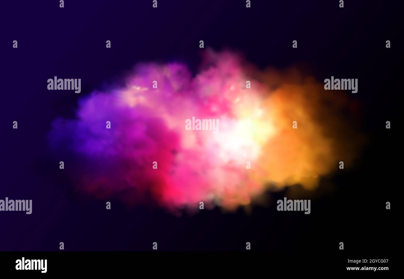 Color mist cloud vapor Stock Vector Images - Alamy