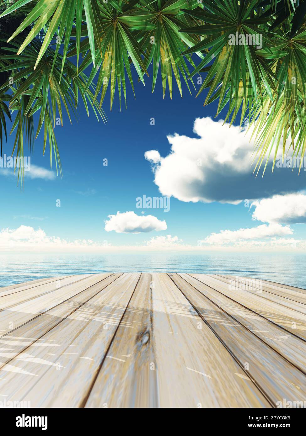 Beach render top view hi-res stock photography and images - Alamy