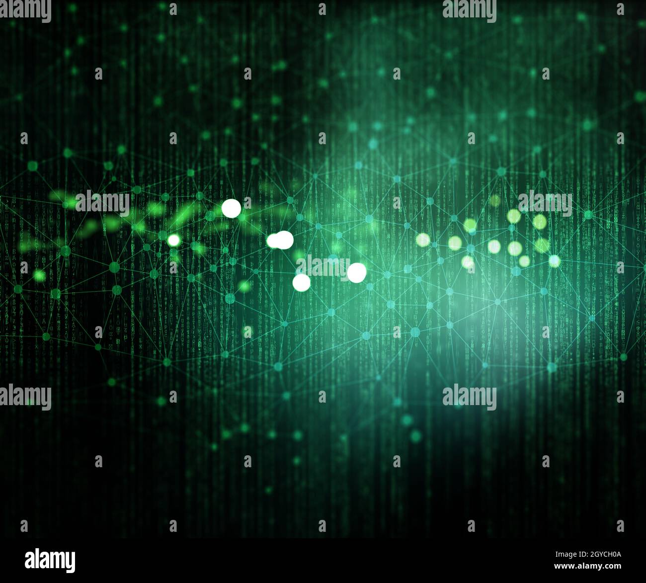 3D rendered background with matrix style design Stock Photo - Alamy