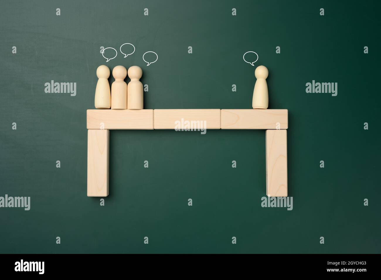 Team building figures hi-res stock photography and images - Alamy