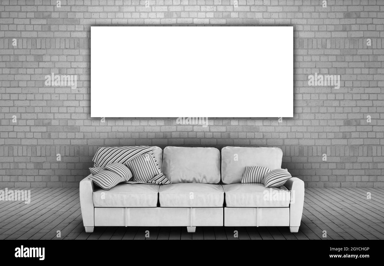 White Sofa Against White Wall at Zane Bussell blog