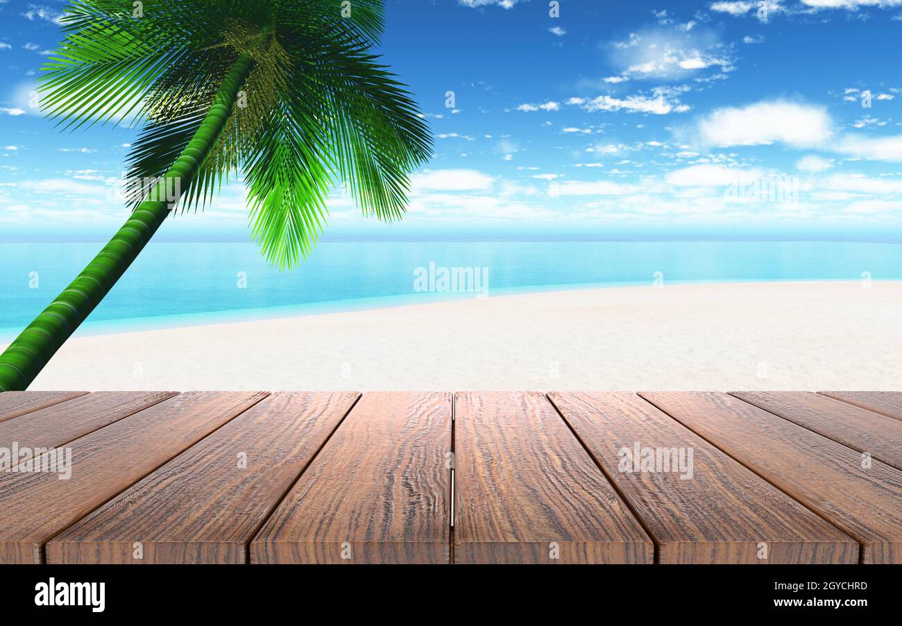 Beach render top view hi-res stock photography and images - Alamy