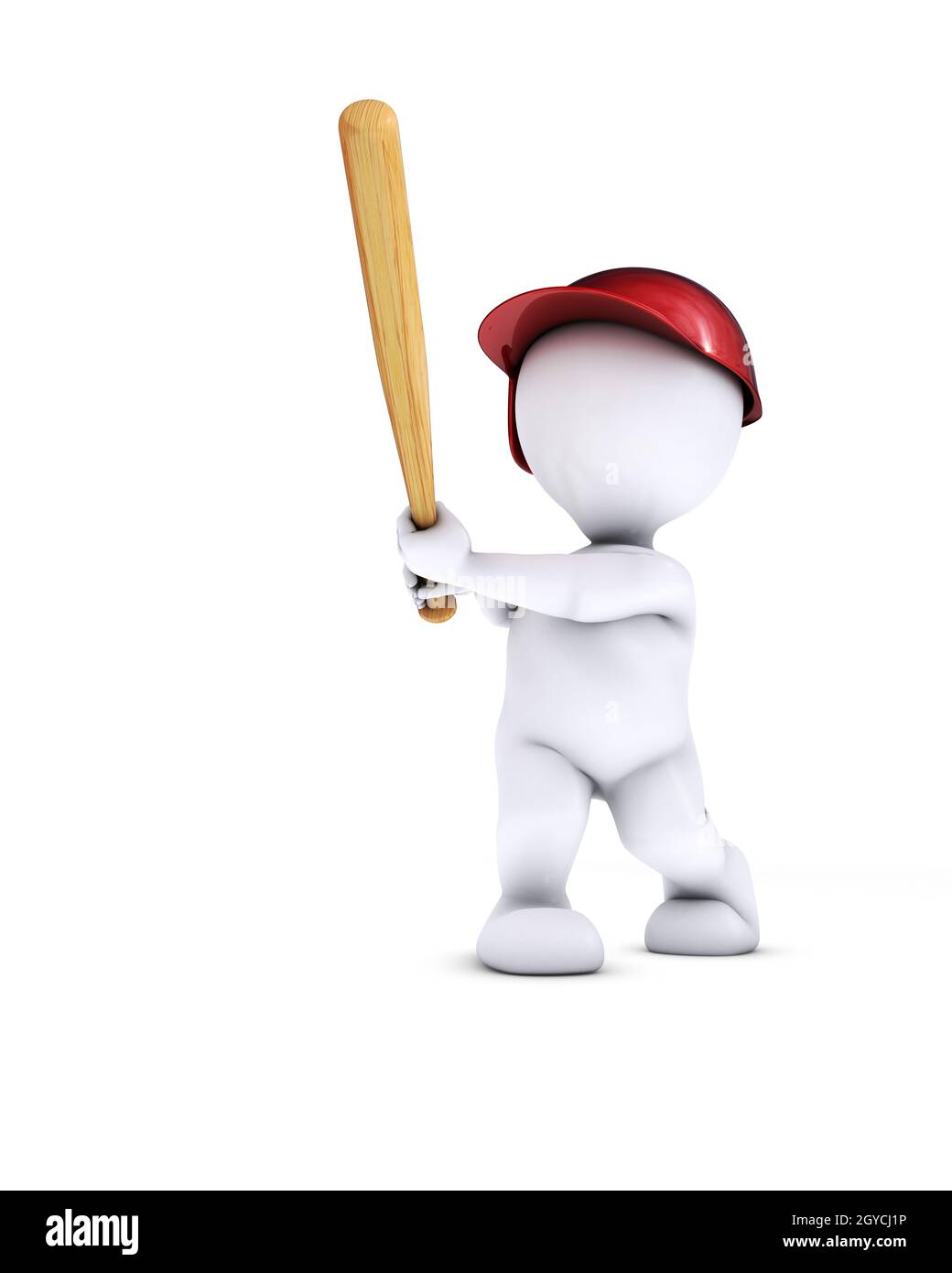 3d render of morph man playing baseball Stock Photo - Alamy