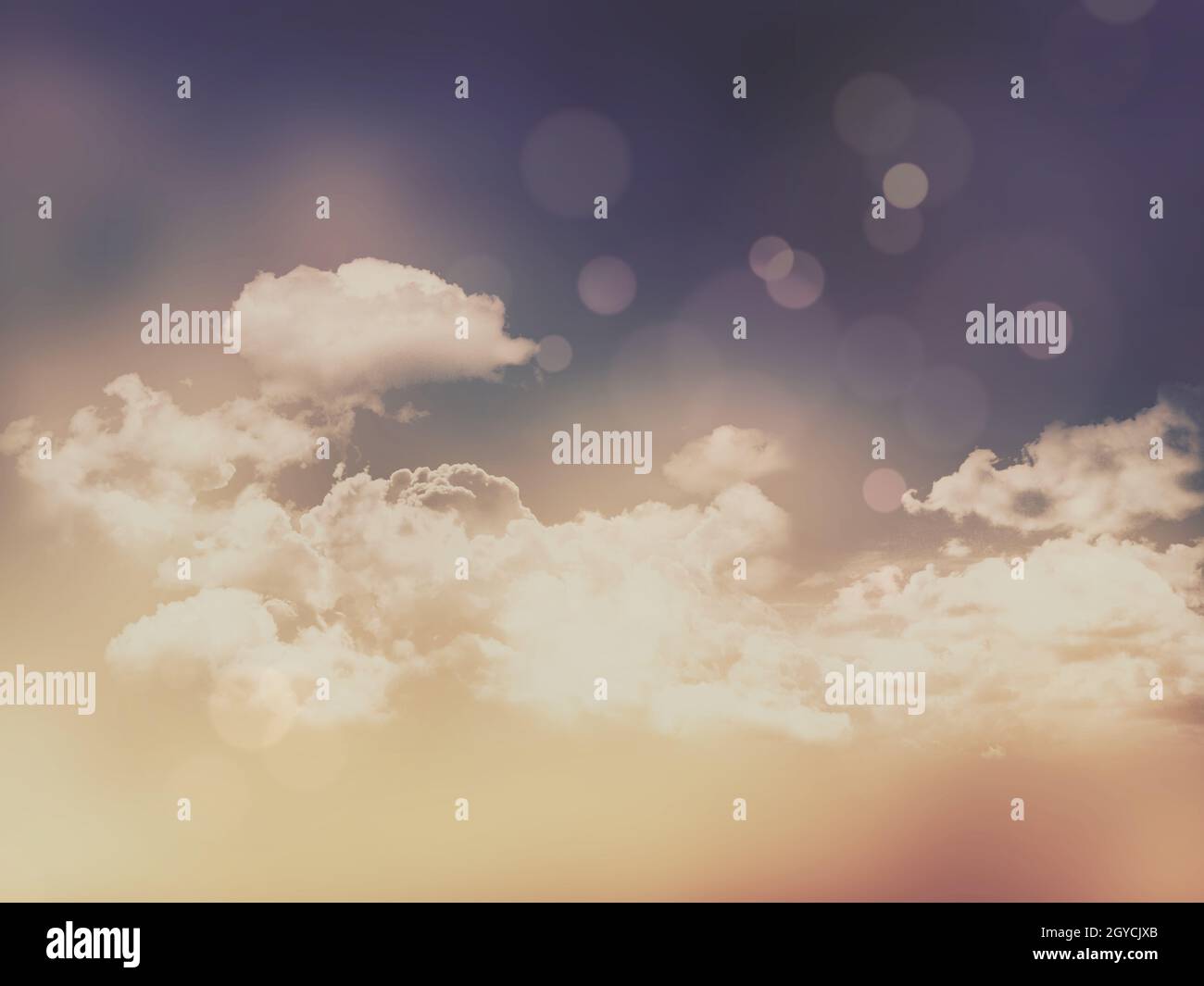 Clouds and sky background with vintage retro effect Stock Photo - Alamy