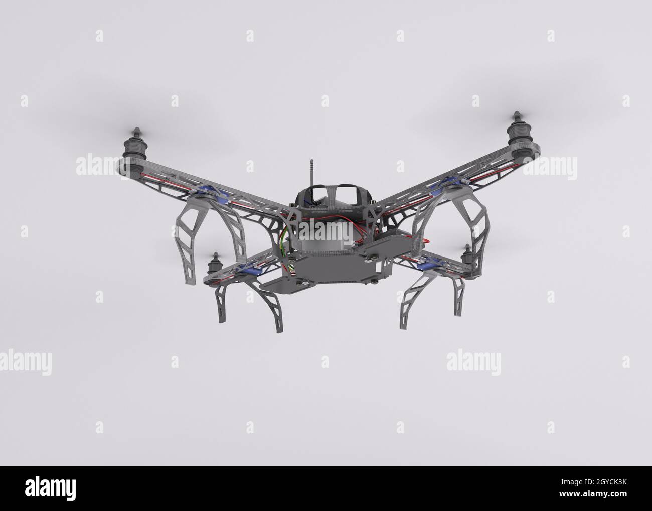 3d render of a quadcopter drone Stock Photo - Alamy
