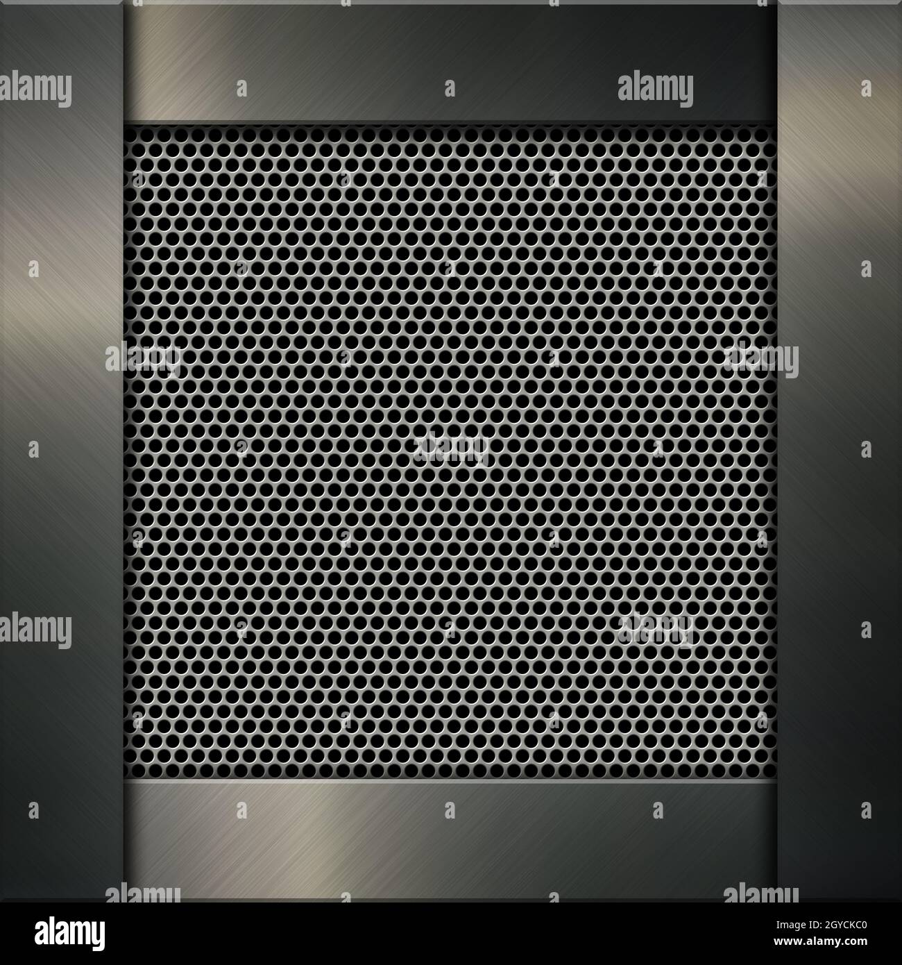 Metallic background with aluminium and brushed metal design Stock Photo ...