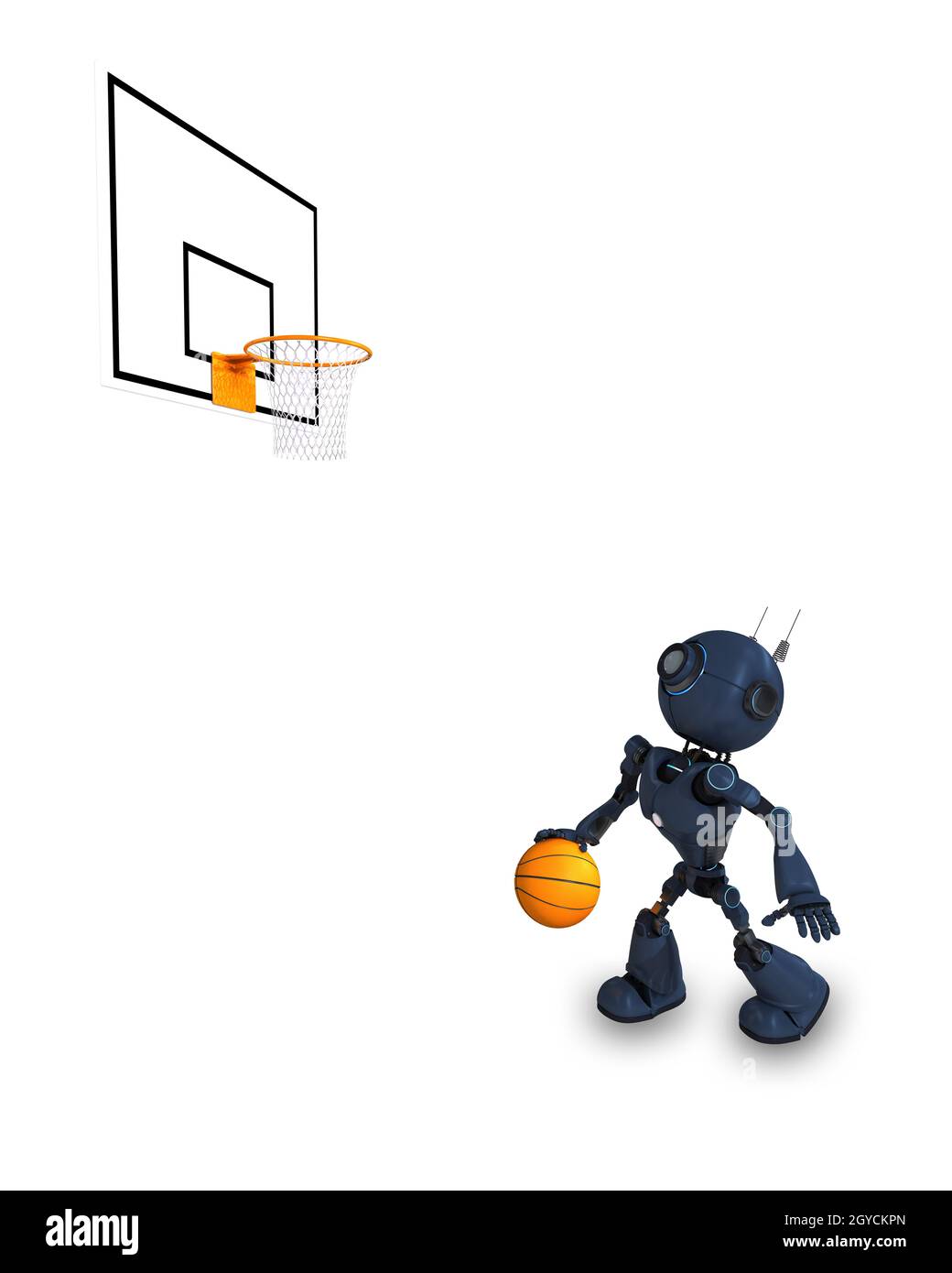 Basketball robot Cut Out Stock Images & Pictures - Alamy