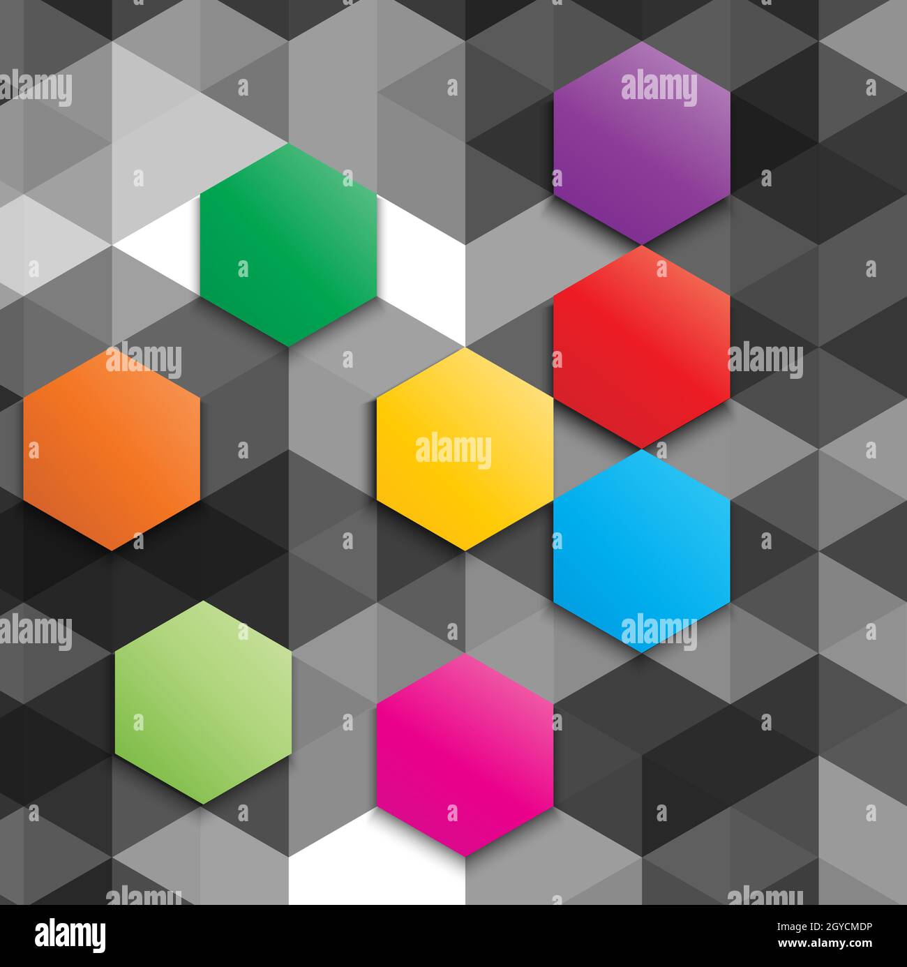 Stylish hexagon design hi-res stock photography and images - Alamy