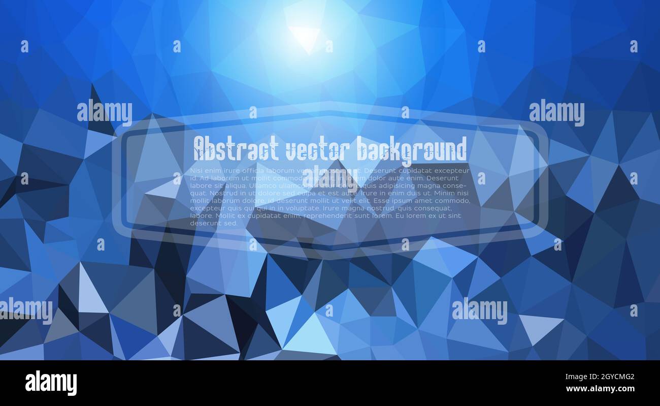 Abstract background with a low poly design Stock Photo - Alamy
