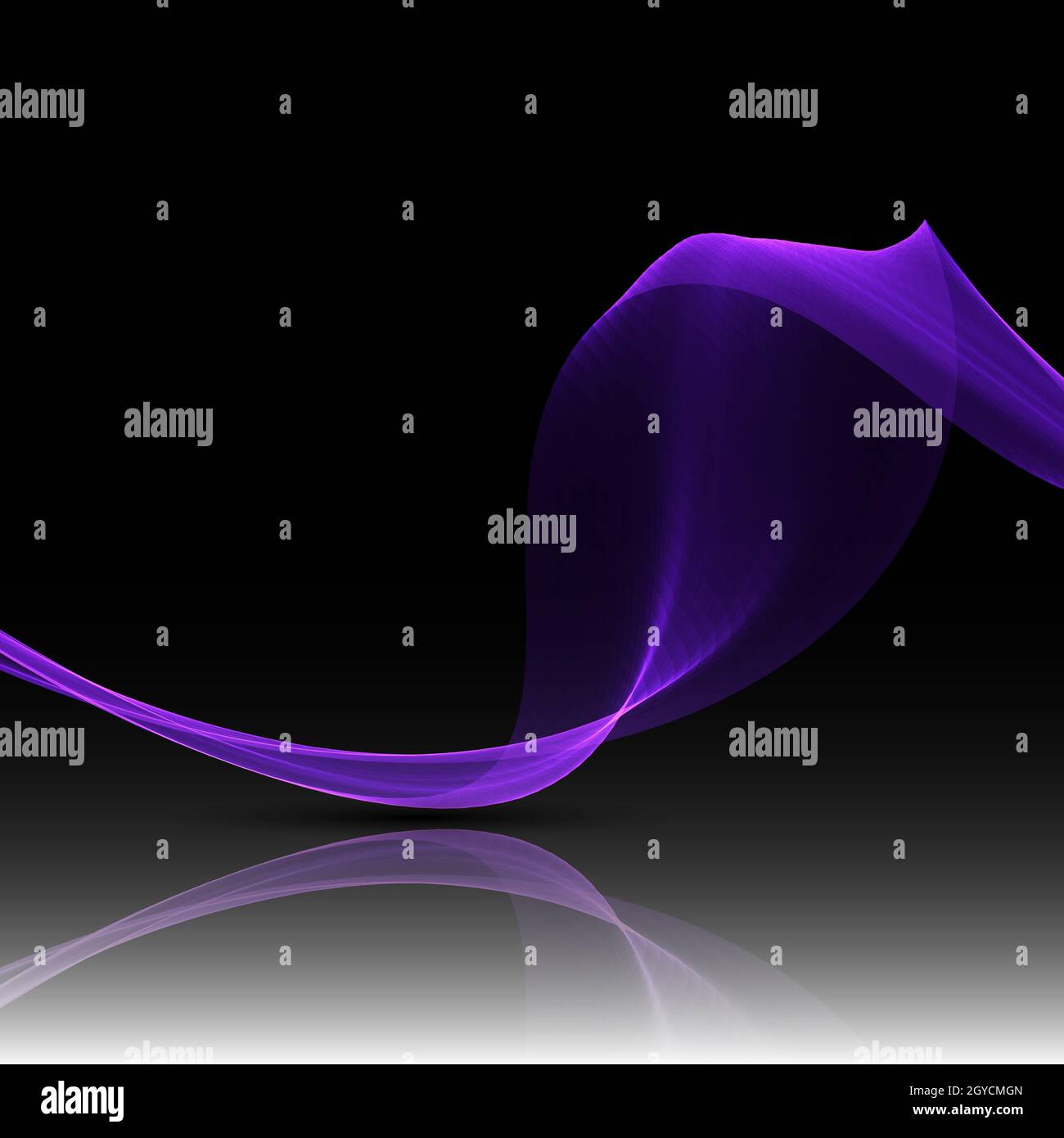 Abstract design background with flowing purple shape Stock Photo - Alamy
