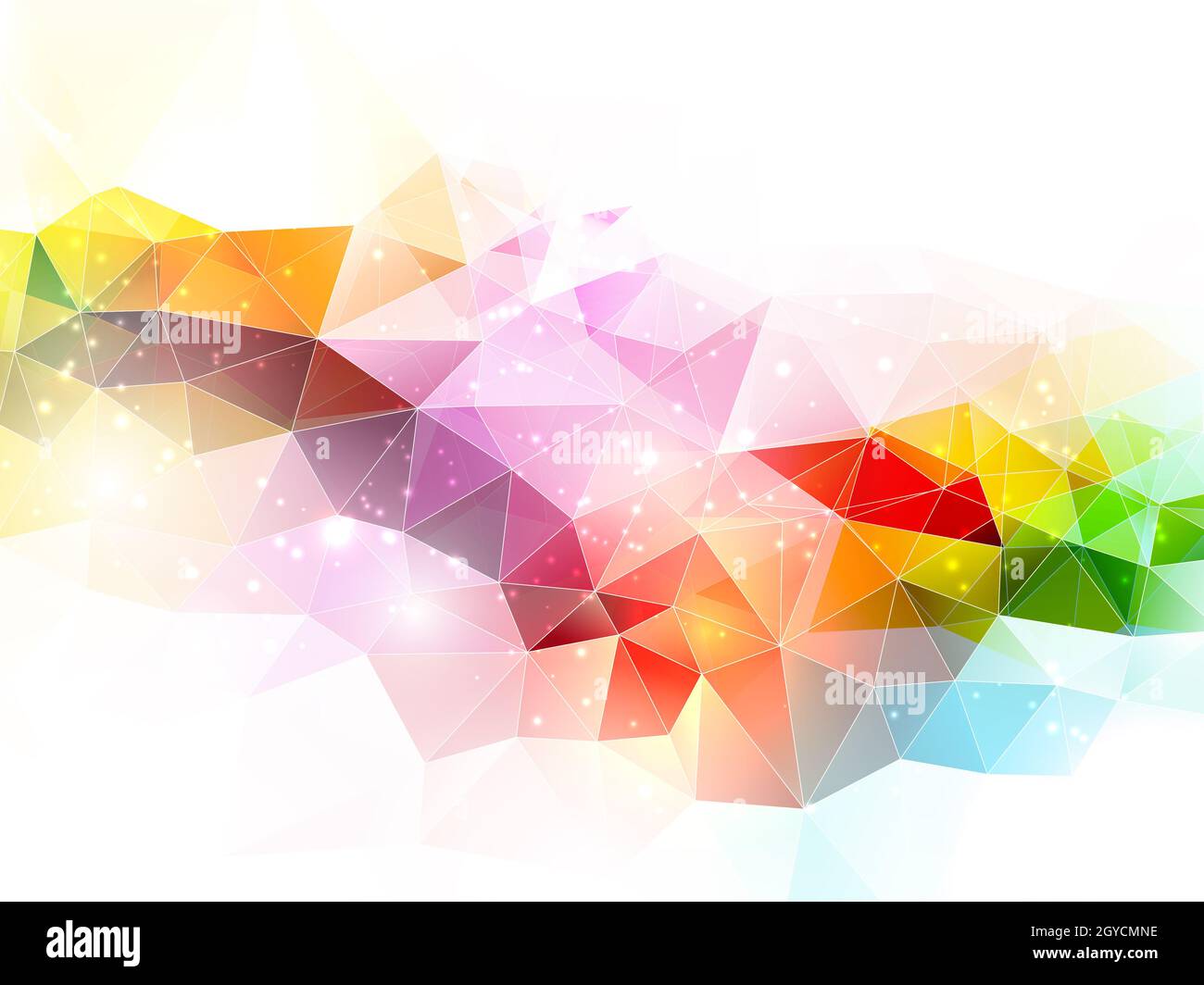 Abstract background with a triangular design Stock Photo - Alamy