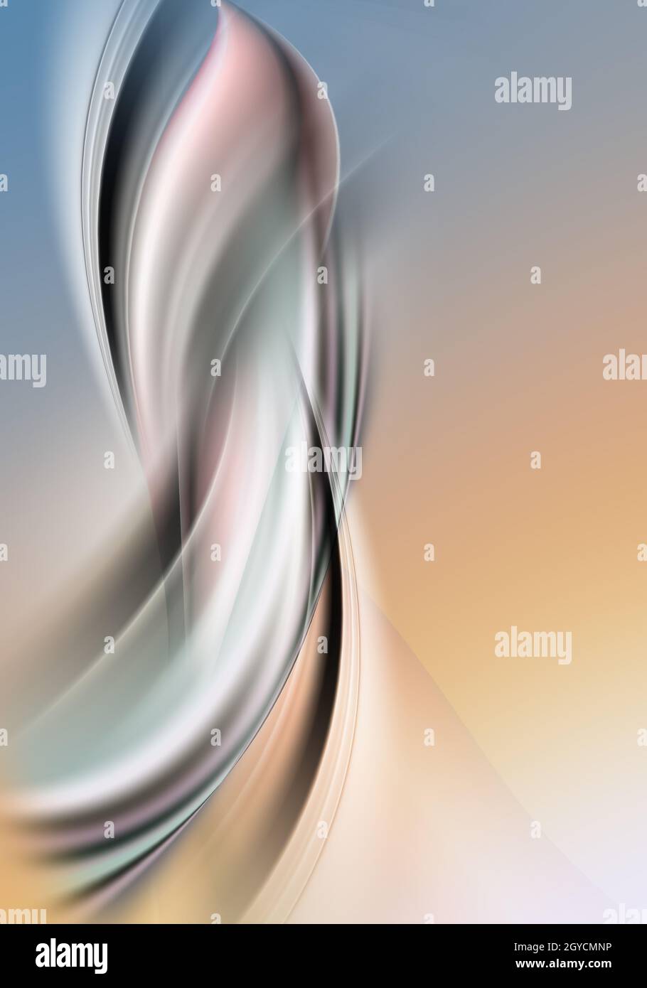 Abstract design background with flowing curves Stock Photo - Alamy