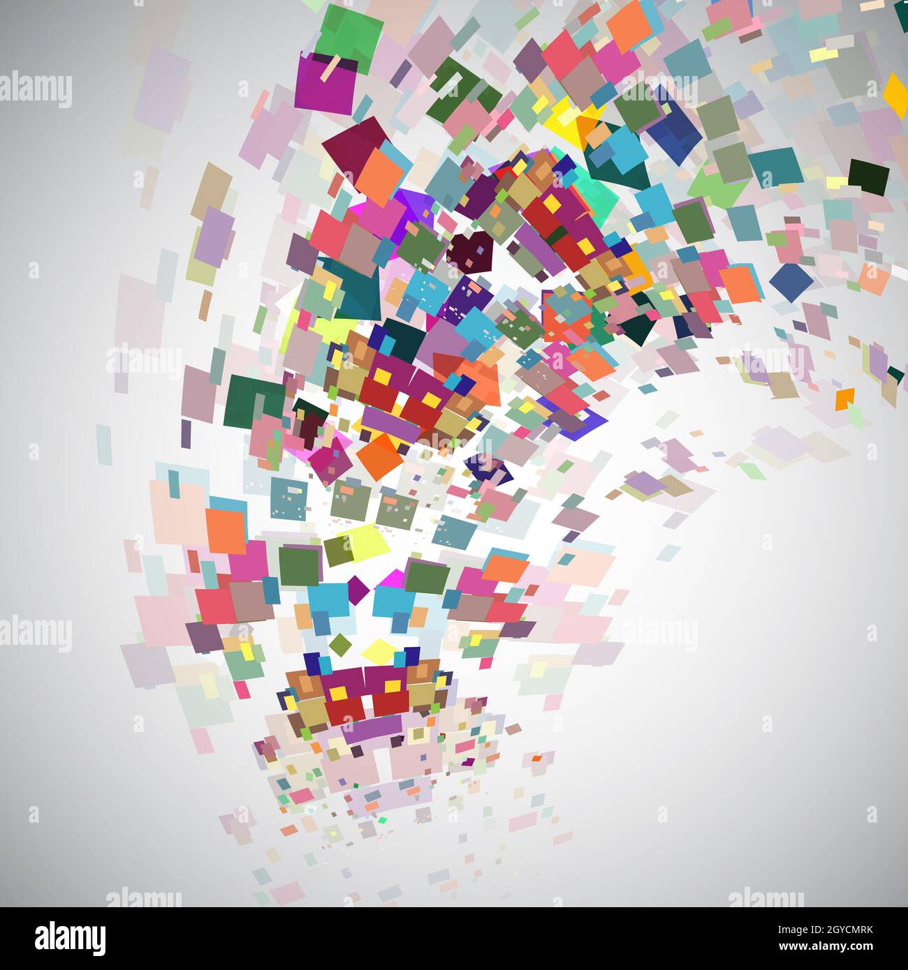 Abstract design background with colour burst effect Stock Photo - Alamy